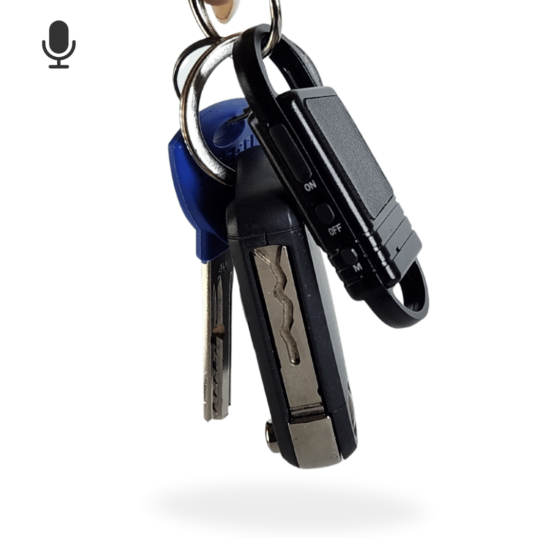 מחזיק מפתחות עם מקליט קול מובנה - מכשירי הקלטה סמויים לגן - spy store ...